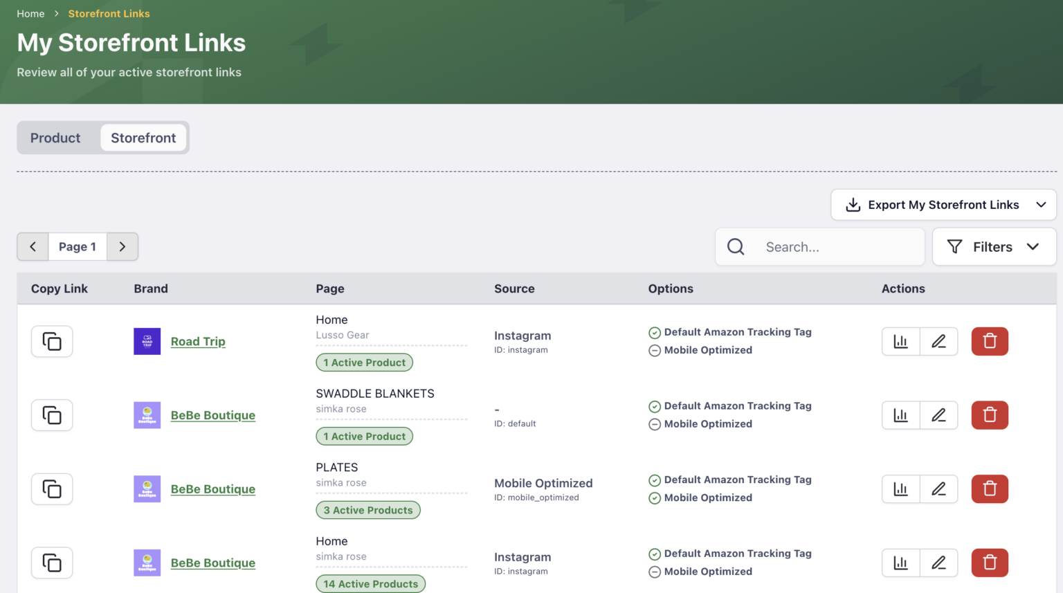 Introducing Links To Storefronts - Levanta